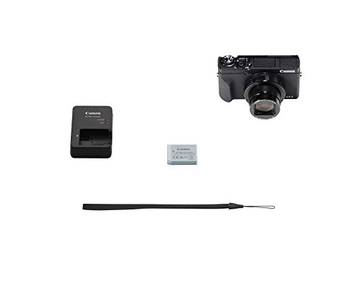 Canon PowerShot G5 X Mark II Digital Camera w/ 1 Inch Sensor, Wi-Fi & NFC Enabled, Black (3070C001)
