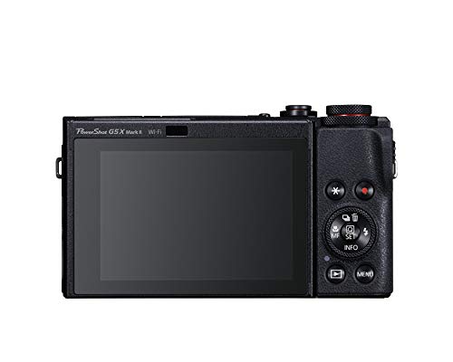Canon PowerShot G5 X Mark II Digital Camera w/ 1 Inch Sensor, Wi-Fi & NFC Enabled, Black (3070C001)