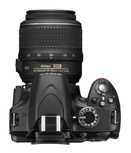 Nikon Digital Single-lens Reflex Camera D3200 Kit Lens Af-s Dx Nikkor 18-55mm F/3.5-5.6g Vr Included Black D3200lkbk - International Version (No Warranty)
