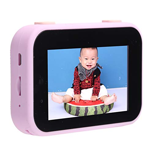 01 Children Camera, Fast Charging Previewing Taking Photos Video Camera, for Girls Kids(Pink)