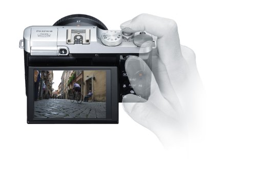 Fujifilm X-M1 Compact System 16MP Digital Camera with 3-Inch LCD Screen - Body Only (Silver)
