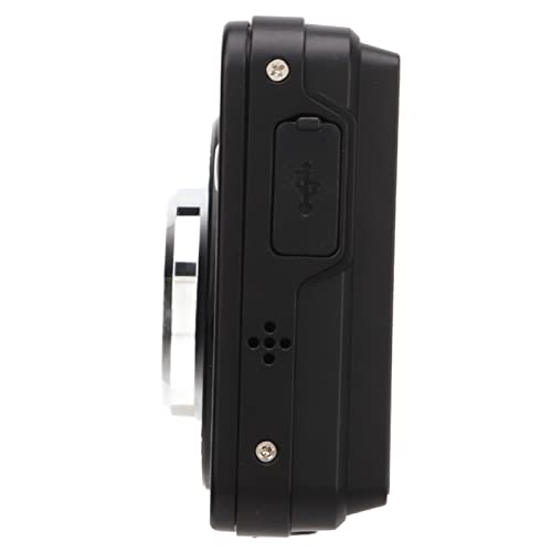 Jopwkuin HD Digital Camera, Digital Camera 2.7K 48MP Rechargeable Data Transmission Plastic Metal Built in Fill Light for Selfie