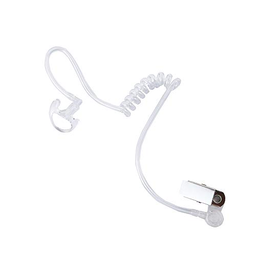 Klykon 2-Wire Covert Acoustic Tube Surveillance Earpiece Headset Mic PTT Kit for Motorola XPR3500e XPR3000 XPR3300 XPR3300e XPR3500 Two Way Radio Walkie Talkie
