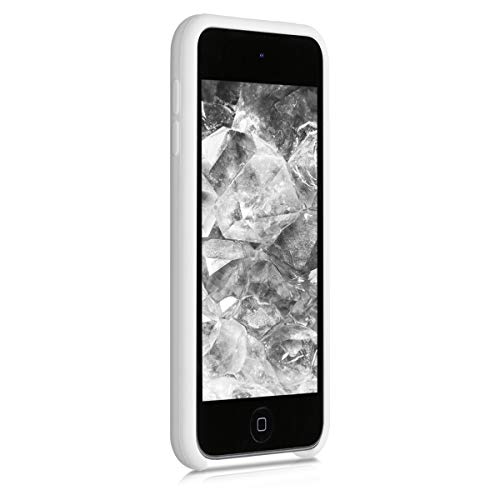 kwmobile TPU Silicone Case Compatible with Apple iPod Touch 6G / 7G (6th and 7th Generation) - Case Soft Flexible Protective Cover - White Matte