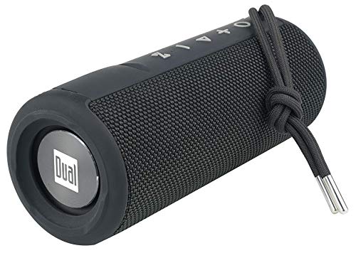 Dual Electronics LUBTWSQ12 Wireless Portable Bluetooth Speaker|TruWireless Bluetooth Stereo|Water Resistant IPX6 & Floats |360 Rich Dynamic Sound|100ft Wireless Range|15 Hour Playtime |Quick Charge