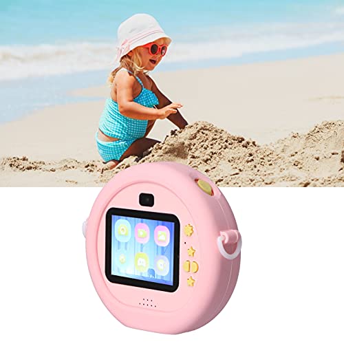 Vbestlife 2.4 inch Digital Camera, Portable Selfie IPS Camera, Mini Children's Toy Camera, one Button Smart Focus Free, with Soft Silicone Materials, 600 mAh Battery, Gifts for Birthday