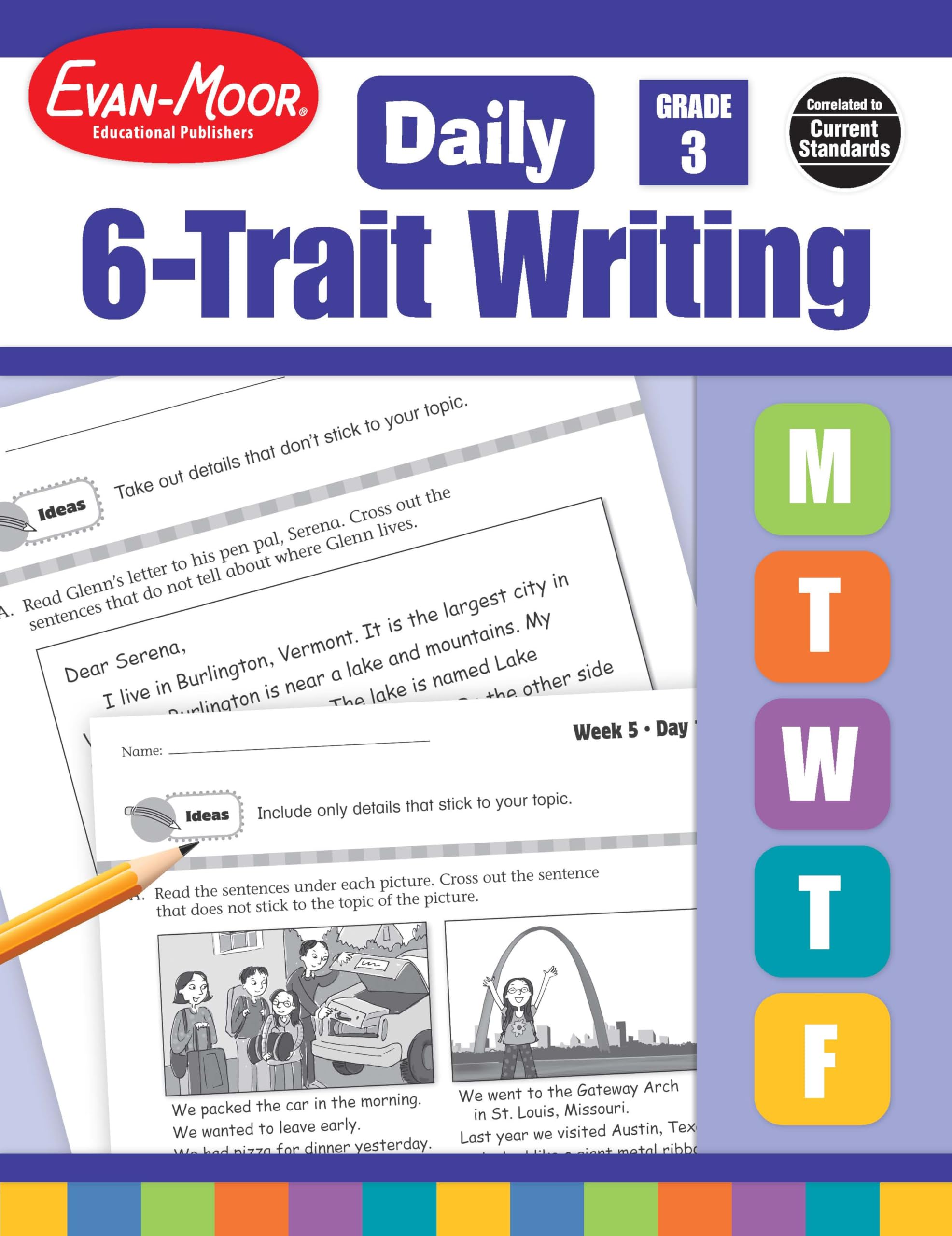 Evan-Moor Daily 6-Trait Writing, Grade 3