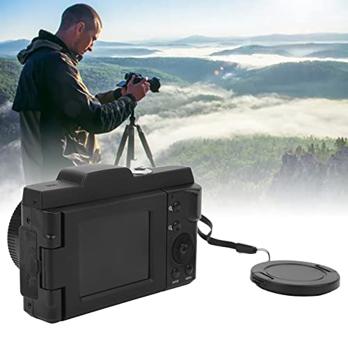 Digital Camera Vlogging Camera Video Camera, 1080P 16MP 16X Zoom Rechargeable Compact Camera with Loop Recording, 2.4 Inches LCD Screen, for Beginners Learners Kids