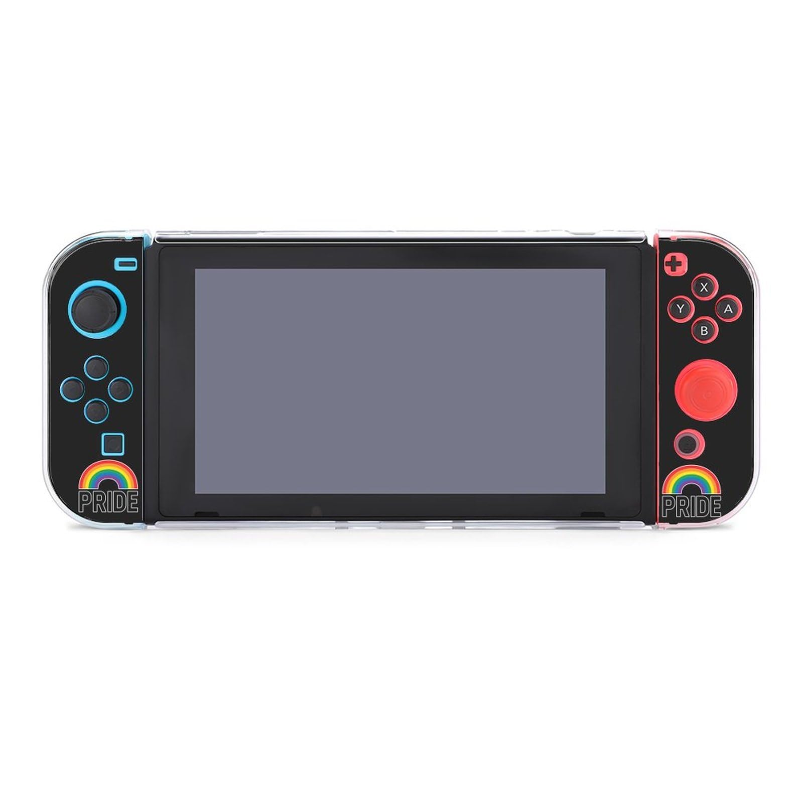 LGBT Gay Pride Rainbow Flag Protective Case Cute Design Hard Cases Cover Game Shell for Switch