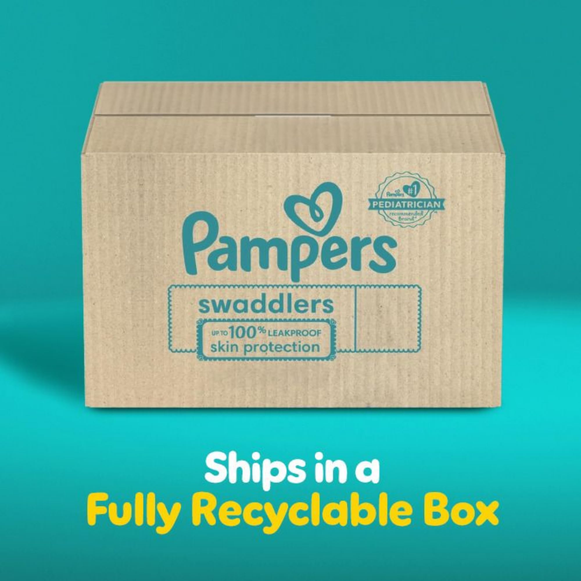 Diapers Size 4, 150 Count - Pampers Swaddlers Disposable Baby Diapers (Packaging & Prints May Vary)