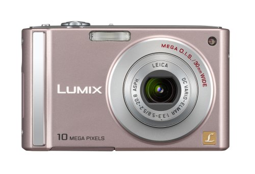 Panasonic Lumix DMC-FS20P 10MP Digital Camera with 4x Wide Angle MEGA Optical Image Stabilized Zoom (Pink)
