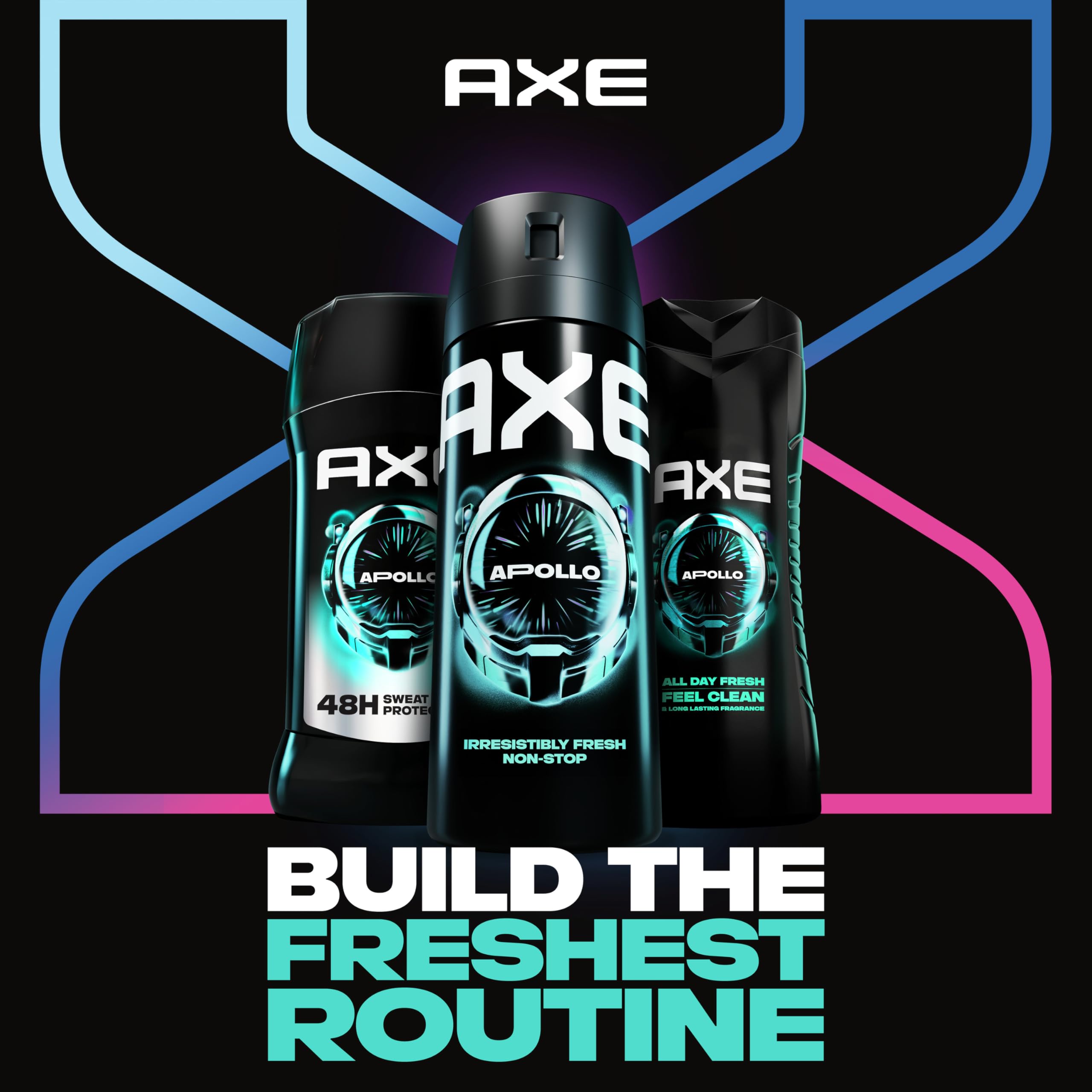 AXE Apollo Body Spray Deodorant Sage & Cedarwood for Long-Lasting Odor Protection, Deodorant for Men Formulated Without Aluminum 4.0 oz