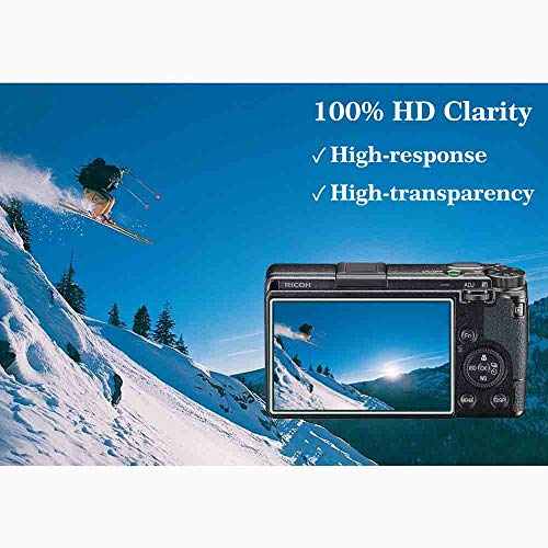 GR III Screen Protector for Ricoh GR III Digital Camera,ULBTER 0.3mm 9H Hardness Tempered Glass Ricoh GRIII Screen Saver Edge to Edge Protection, Anti-Scrach Anti-Fingerprint Anti-Bubble [3 Pack]