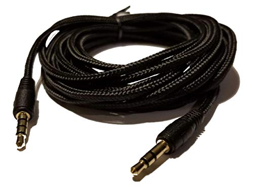 12Ft TRS Male (for Microphone/Recorder) to TRRS Male Smartphone/PC/Tablet Adapter Cable Cord Wire for iPhone Smartphone Movo TAK Star BOYA by MM1 Rode VideoMicro Mic (NOT for Headphones or Speakers)