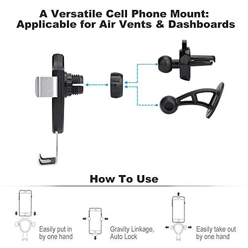 Black and White Leopard Print Car Phone Holder Long Arm Suction Cup Phone Stand Universal Car Mount for Smartphones