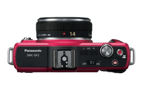 Panasonic digital SLR camera GF2 kit lens (14mm / F2.5 pancake lens included) full high-definition movie SLR Fine Red DMC-GF2 CR