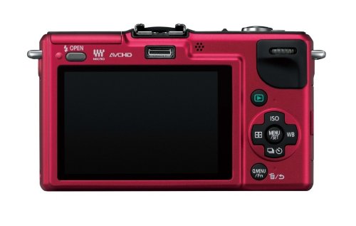 Panasonic digital SLR camera GF2 kit lens (14mm / F2.5 pancake lens included) full high-definition movie SLR Fine Red DMC-GF2 CR