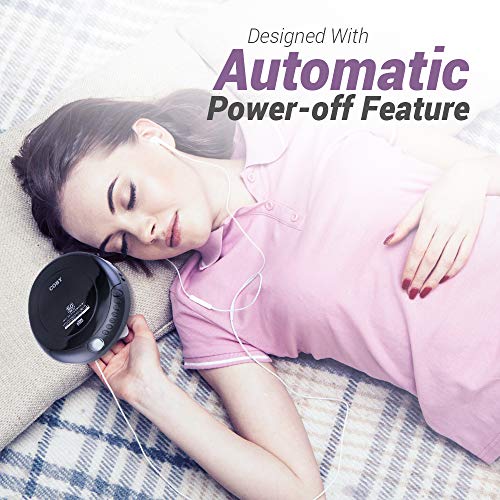 Coby Portable Compact Anti-Skip CD Player β Lightweight & Shockproof Music Disc Player w/ Pro-Quality Earbuds - For Kids & Adults - Home Car & Travel