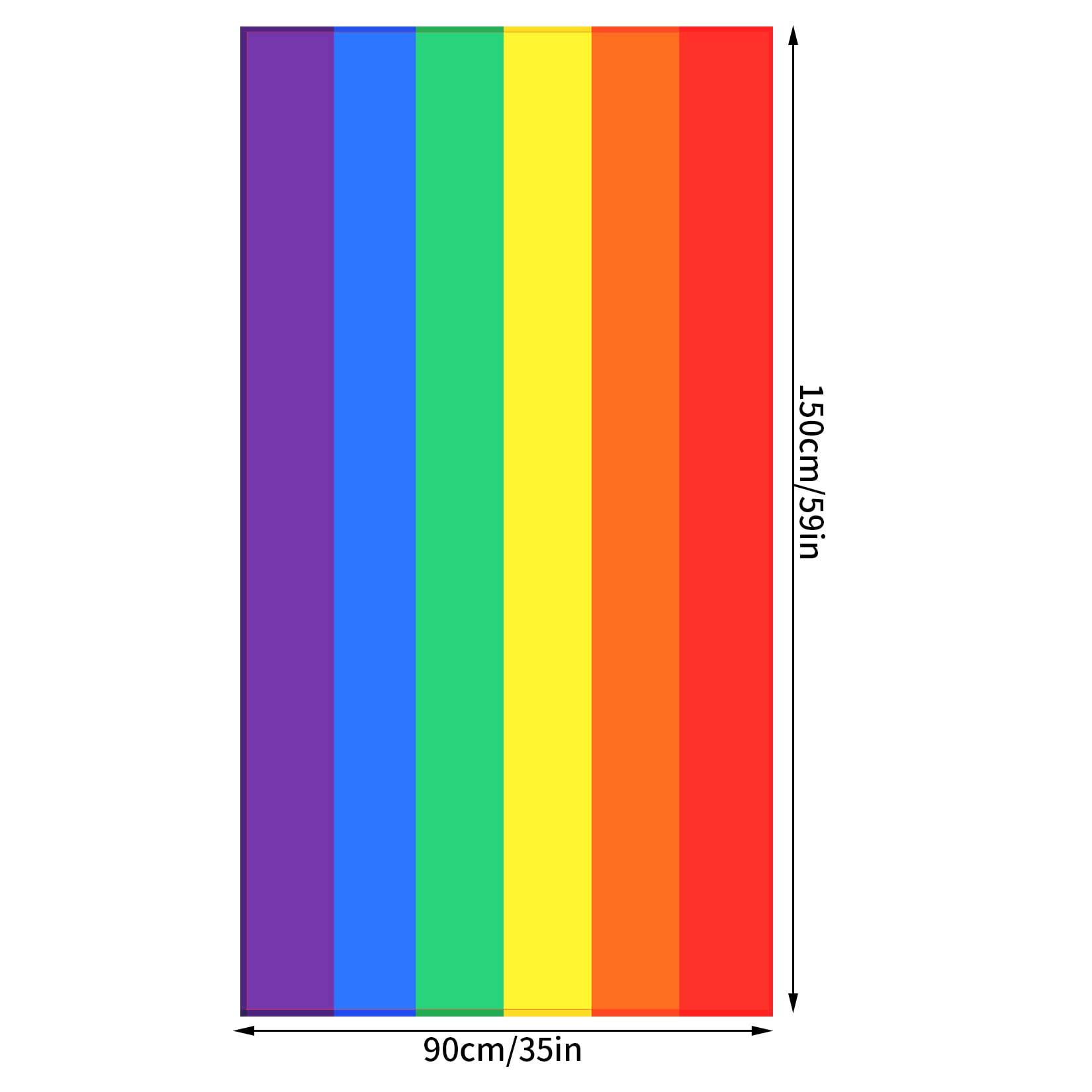 2 Pack LGBTQ Gay Pride Rainbow Set, Lesbian Gay Pride Stuff Rainbow Pride Cape Sunglasses Headband Rainbow Costume for Men Women