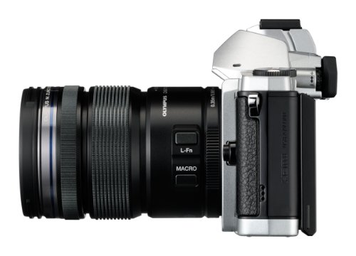 Olympus OM-D E-M5 16MP Live MOS Interchangeable Lens Camera with 3.0-Inch Tilting OLED Touchscreen and 12-50mm Lens (Silver) - International Version (No Warranty)