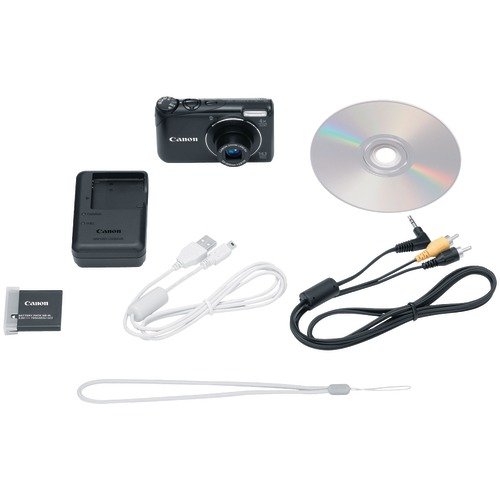Canon Powershot A2200 14.1 MP Digital Camera with 4x Optical Zoom (Black)