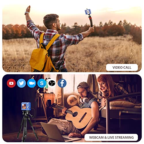 IEBRT Digital Camera,1080P Mini Vlogging Camera Video Camera LCD Screen 16X Digital Zoom 36MP Rechargeable Point and Shoot Camera for Compact Portable Kids Teens Gift