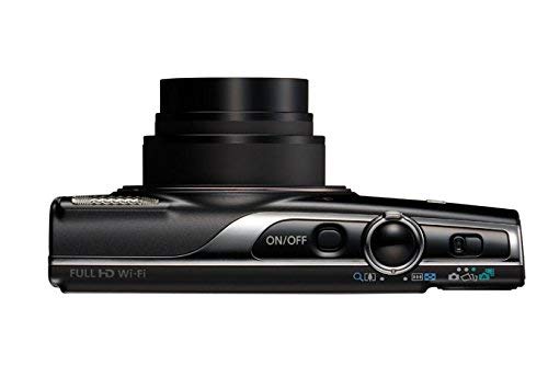 Canon PowerShot ELPH 360 Digital Camera w/ 12x Optical Zoom and Image Stabilization - Wi-Fi & NFC Enabled (Black) (Renewed)