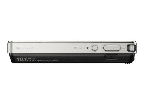Sony Cybershot DSC-T700 10MP Digital Camera with 4x Optical Zoom with Super Steady Shot Image Stabilization (Silver)