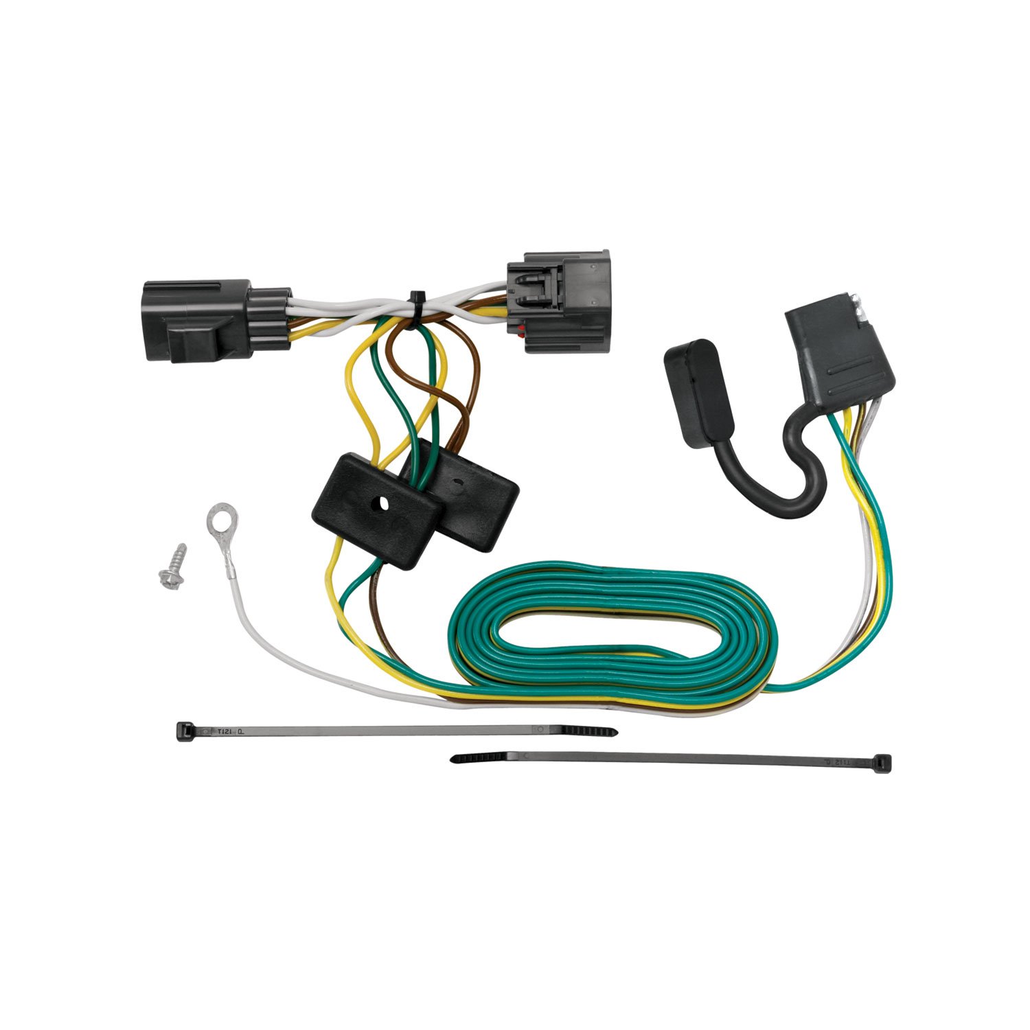 Tekonsha 118416 T-OneÂŽ T-Connector Harness, 4-Way Flat, Compatable with 2007-2017 Jeep Wrangler, 2018-2018 Jeep Wrangler JK