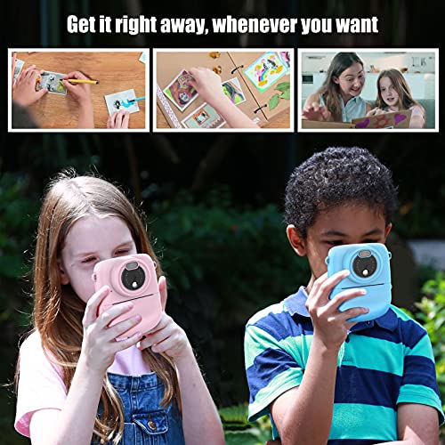 EBTOOLS Kids Digital Camera, 2.4inch TFT Screen Toddler Toy Camera, Support Up to 32GB Memory Card, for Christmas Birthday Gifts(Blue)
