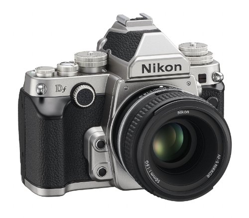 Nikon Df 16.2 MP CMOS FX-Format Digital SLR Camera with AF-S NIKKOR 50mm f/1.8G Special Edition Lens (Silver)