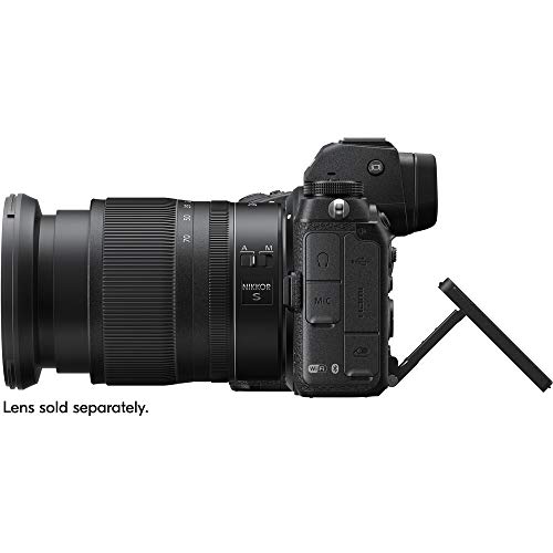 Nikon Z 7II Mirrorless Digital Camera (Body Only) 1653 - Essential Bundle Includes: Sandisk Extreme Pro 64GB SD, Memory Card Reader, Gadget Bag, Blower. Microfiber Cloth and Cleaning Kit