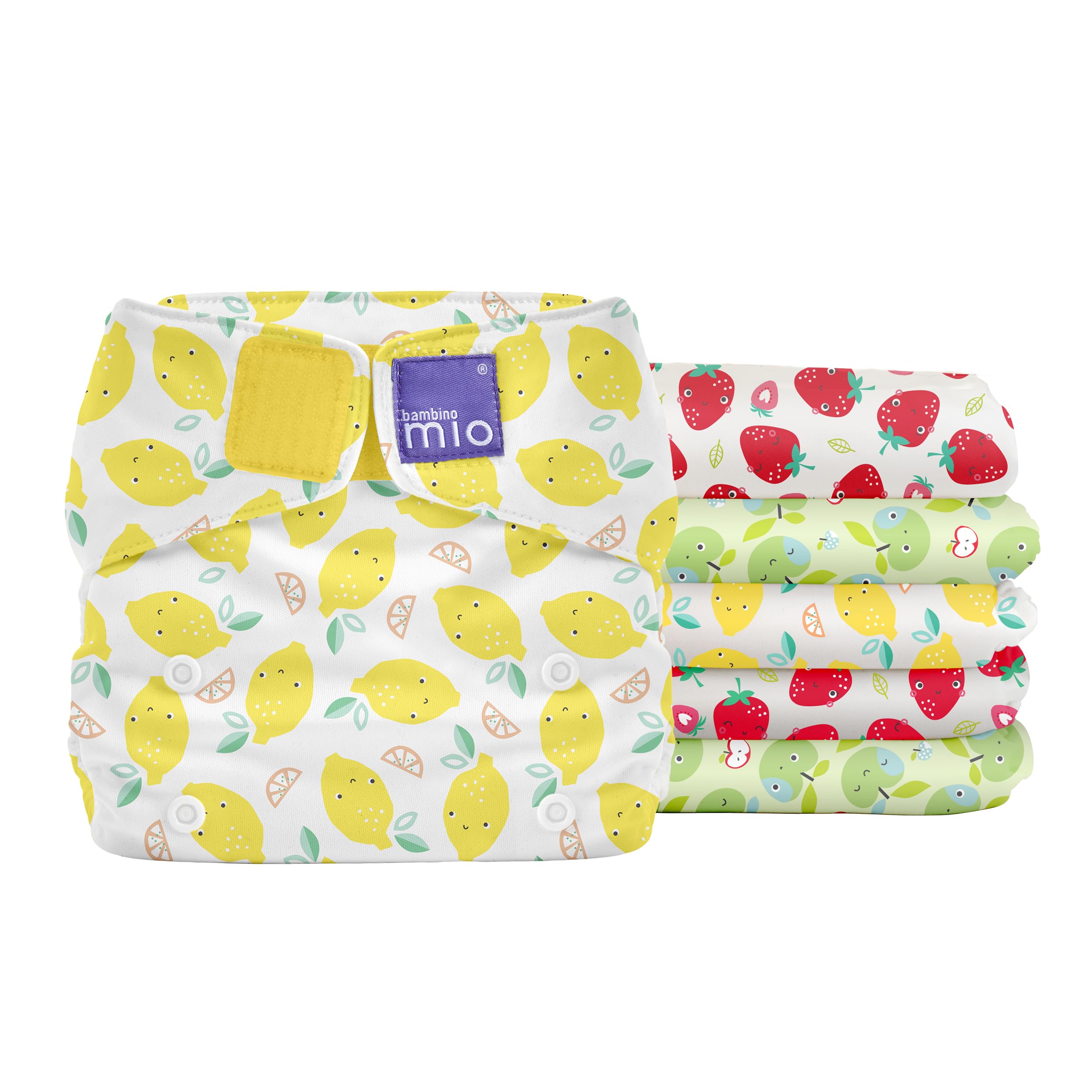 Bambino Mio, miosolo Cloth Diaper Set, Favorites 6 Count (Pack of 1)