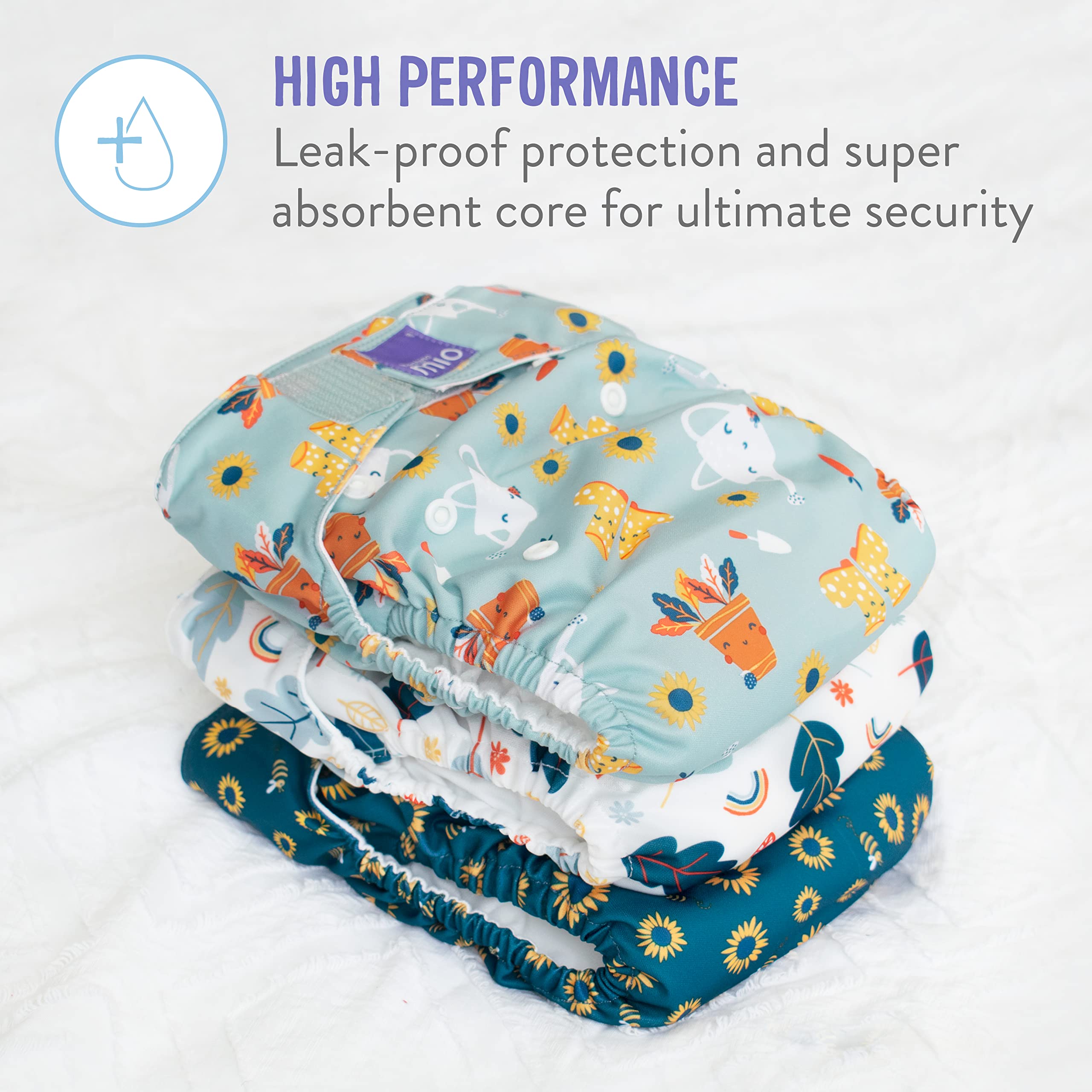 Bambino Mio, miosolo Cloth Diaper Set, Favorites 6 Count (Pack of 1)