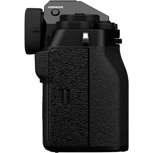 Fujifilm X-T5 Mirrorless Digital Camera (Black) Body Bundle with 64GB Memory Card, Gadget Bag, Card Reader & More (8 Items) | USA Authorized with Fujifilm Warranty | Fuji xt5