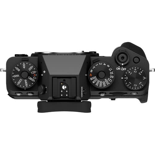 Fujifilm X-T5 Mirrorless Digital Camera (Black) Body Bundle with 64GB Memory Card, Gadget Bag, Card Reader & More (8 Items) | USA Authorized with Fujifilm Warranty | Fuji xt5