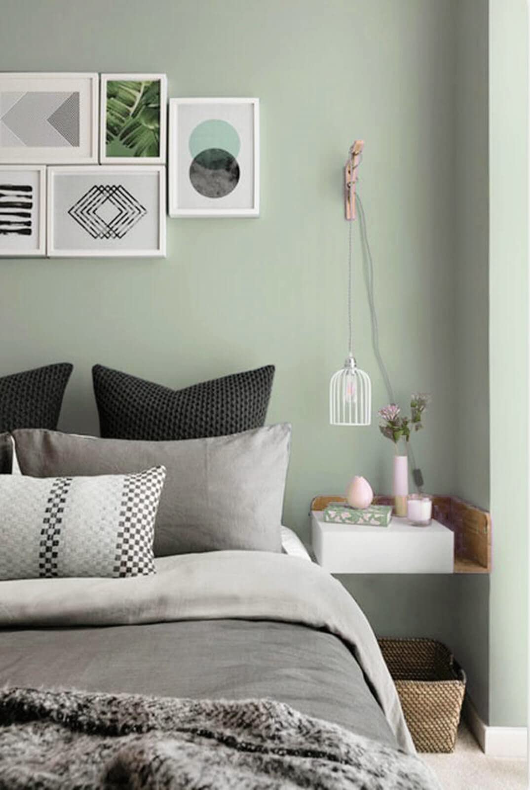 Dimoon 118''x17.7'' Green Peel and Stick Wallpaper Contact Paper Modern Self Adhesive Wall Paper Removable Renter Friendly Textured Solid Color Shelf Cabinet Vinyl Roll (118''x17.7'',Light Green)