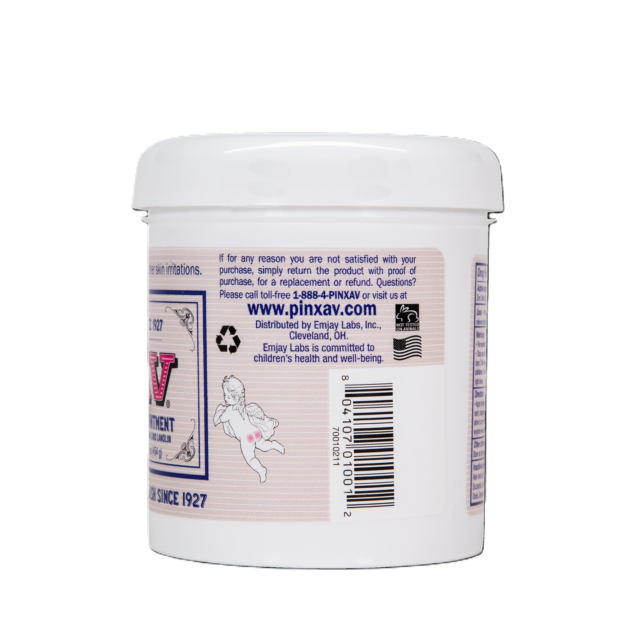 PINXAV Healing Cream, Fast Relief for Diaper Rash, Eczema, Chafing, Bed Sores, Acne, and Minor Cuts and Burns (16 OZ)