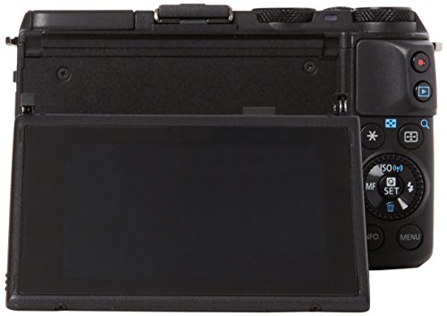 Canon EOS M3 24.2MP 1080P Wi-Fi Camera with EF-M 15-45mm is STEM Lens (Black) International Version (No Warranty)