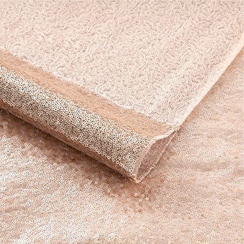 Sequin Backdrop 4 Packs 2ftx8ft Champagne Shimmer Baby Shower Curtains Wedding Party Background Drapes Photograph