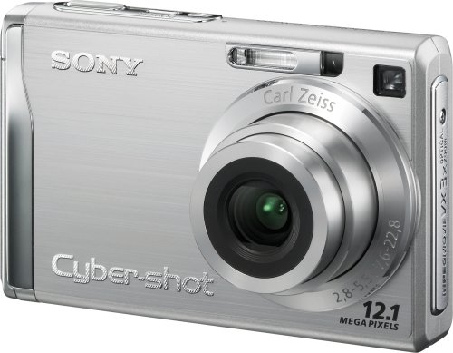 Sony Cybershot DSCW200 12.1MP Digital Camera with 3x Optical Zoom and Super Steady Shot