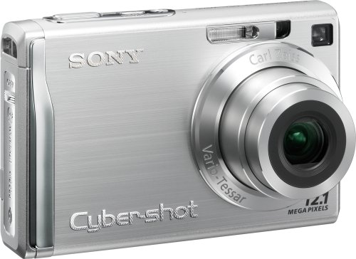 Sony Cybershot DSCW200 12.1MP Digital Camera with 3x Optical Zoom and Super Steady Shot