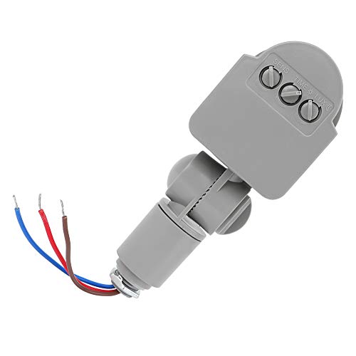 Tyenaza Motion Sensor Detector Switch, Intelligent Infrared Human Body Motion Sensor AC 85~265V 180° Infrared Ray Human Body Inductor