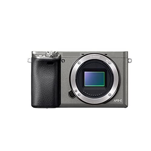 DYOSEN Digital Camera A6000 Mirrorless Digital Camera Body Only Silver ILCE-6000-24.3MP -Full HD Video Digital Camera Photography (Color : B)