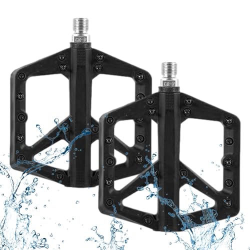 DUDOK Pedals, Non Slip Pedals, 5.394.450.87in Professional Mountain and Road Flat, Widely Used for Electric Bikes, Folding Bikes, City Bikes