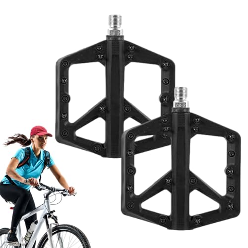 DUDOK Pedals, Non Slip Pedals, 5.394.450.87in Professional Mountain and Road Flat, Widely Used for Electric Bikes, Folding Bikes, City Bikes