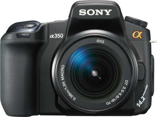 Sony Alpha DSLRA350 14.2MP Digital SLR Camera with Super SteadyShot Image Stabilization (Body Only)