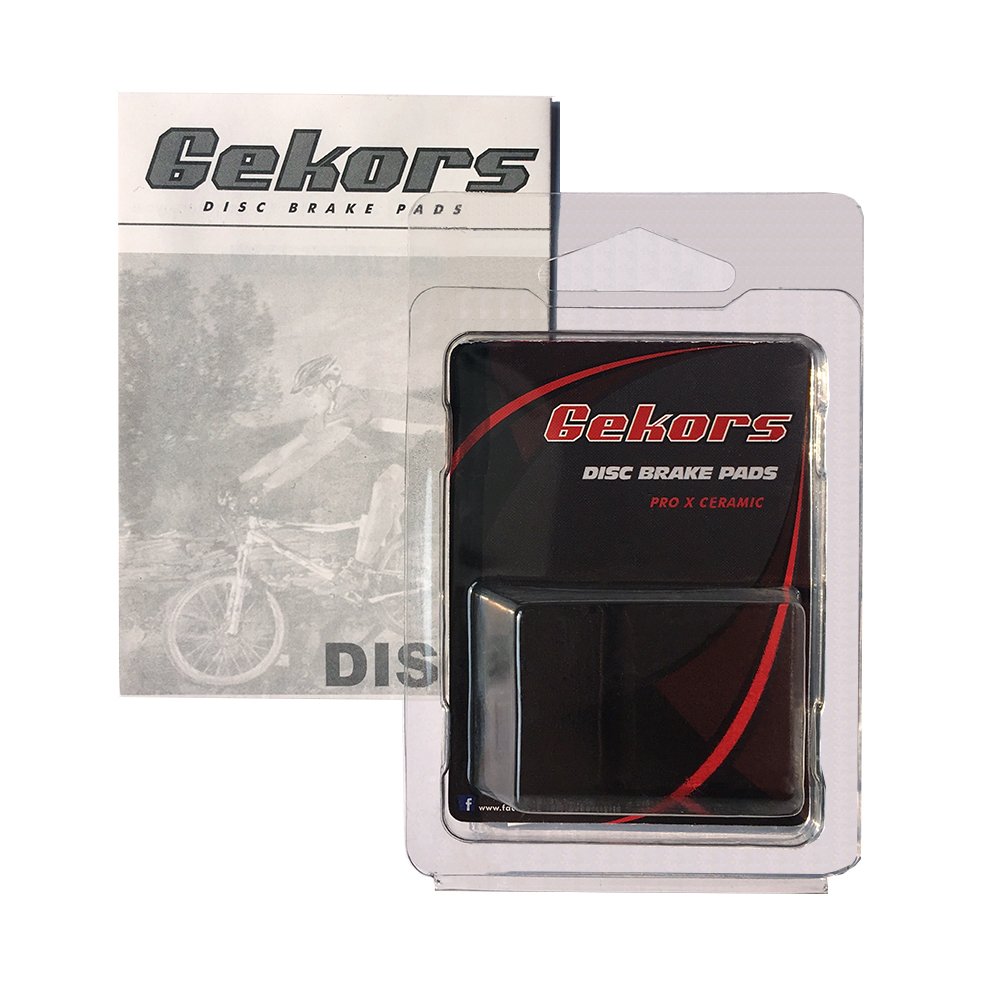 Gekors Ceramic Copper-Free Bicycle Disc Brake Pads for Shimano/Tektro/TRP,1 Pair