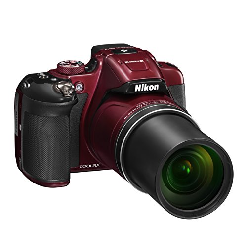 Nikon COOLPIX P610 Digital Camera with 60x Optical Zoom and Built-In Wi-Fi (Red)