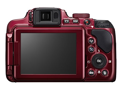 Nikon COOLPIX P610 Digital Camera with 60x Optical Zoom and Built-In Wi-Fi (Red)
